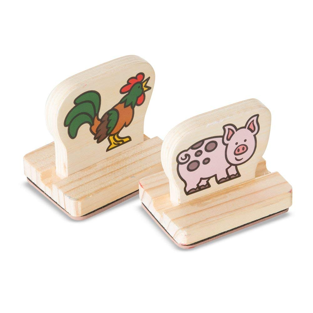 My First Wooden Stamp Set: Farm Animals: Melissa and Doug